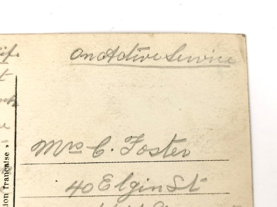 First World War Antique Postcards Censor Stamp On Active | Etsy