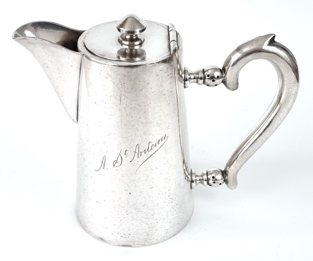 Vintage Restaurant Ware, Hot Water Pot, A St Antoine, Silver Plate ...