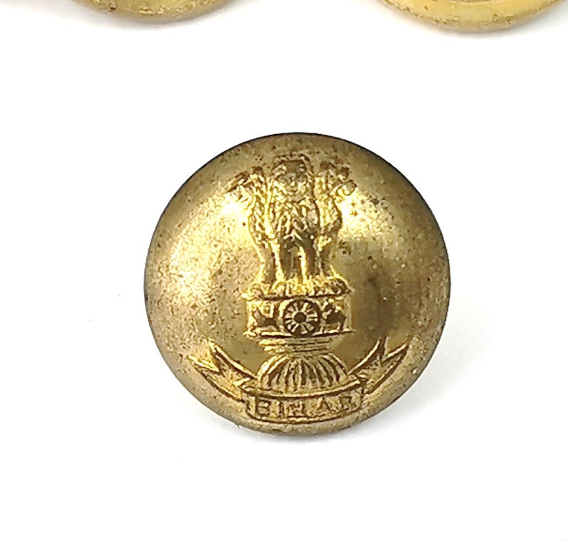 FREE POST Job Lot Military Buttons Indian Army Bihar - Etsy UK