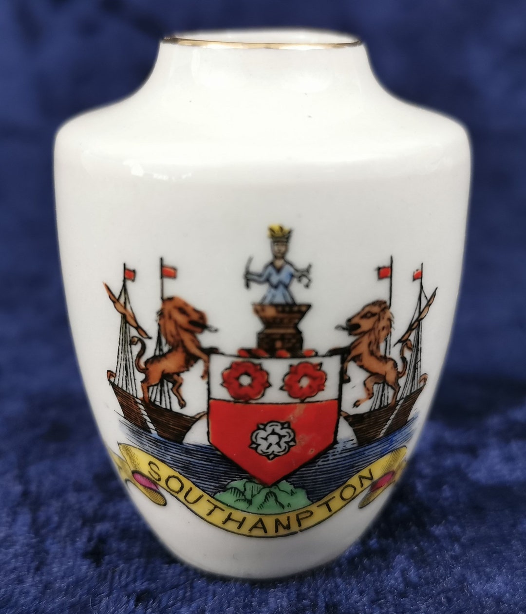 Antique Collectible Crested Ware, Crested China, Miniature Jar ...