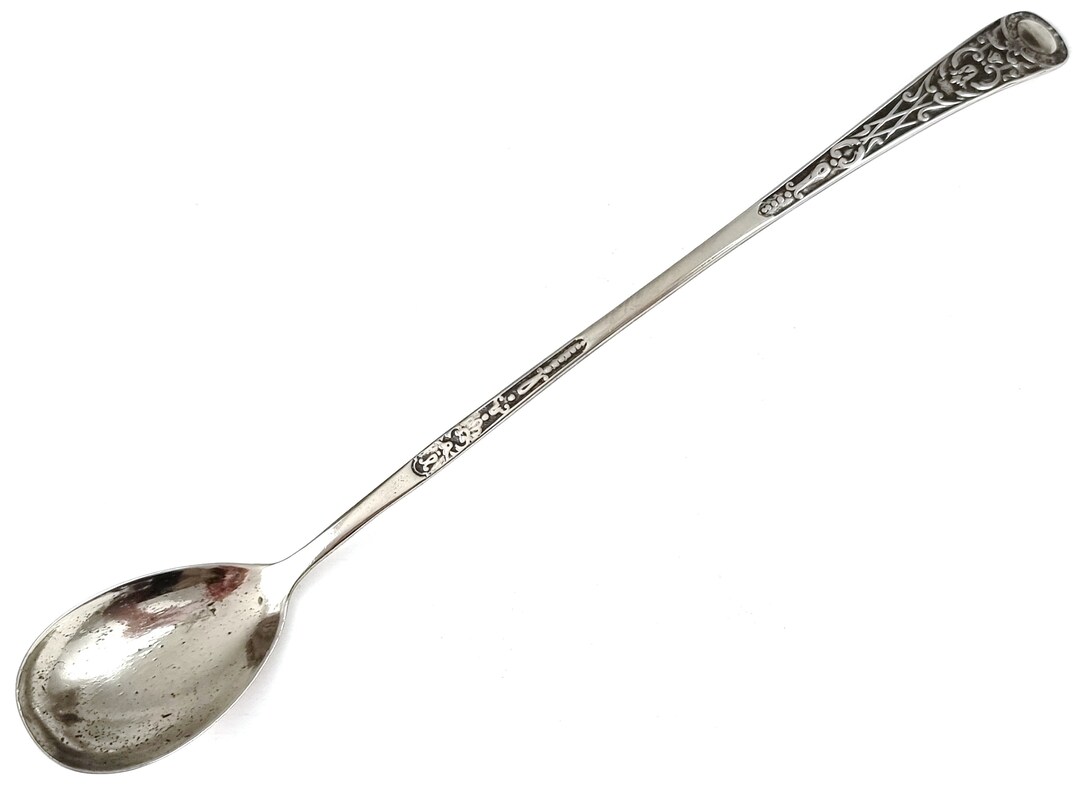 Bowl Faults, Worn Silver Plate, Long Handled Spoon, Pickle Spoon ...