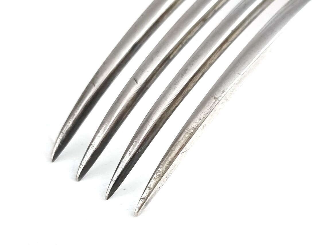 Antique Fork Set, Table Forks, Silver Plate, Queens Pattern, Set of Six ...