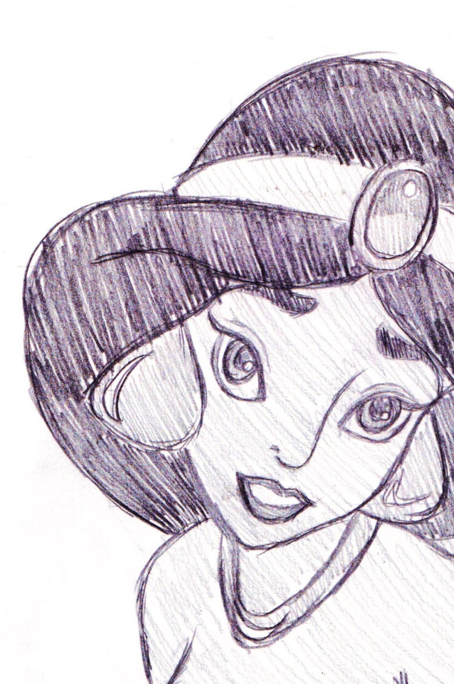 Disney's Aladdin Princess Jasmine Sketch Drawing | Etsy