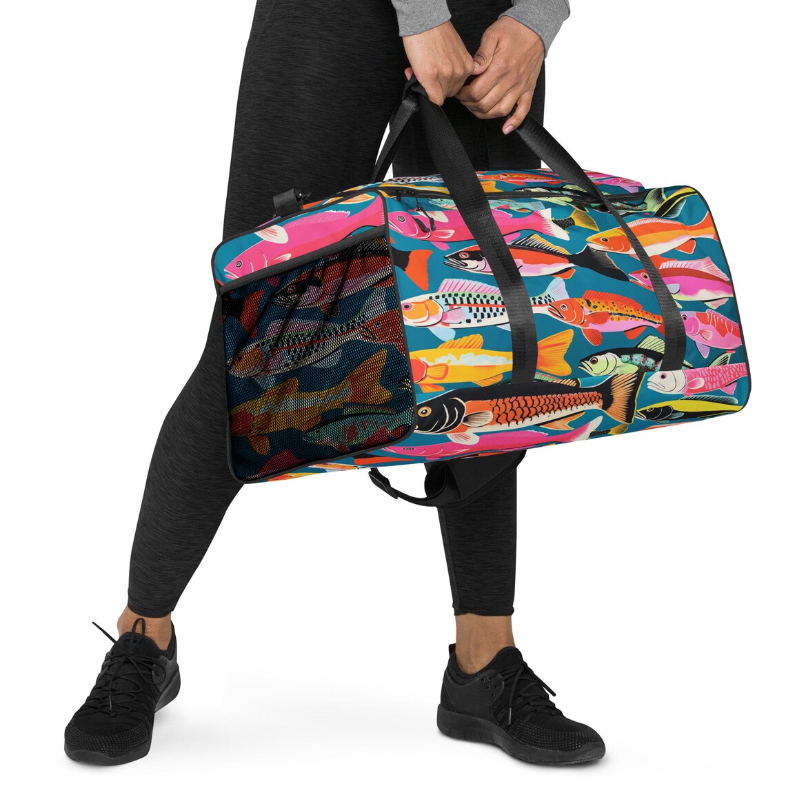 Colorful Fish Duffle Bag Fish Bag is Part of the Colorful Fish Matching ...