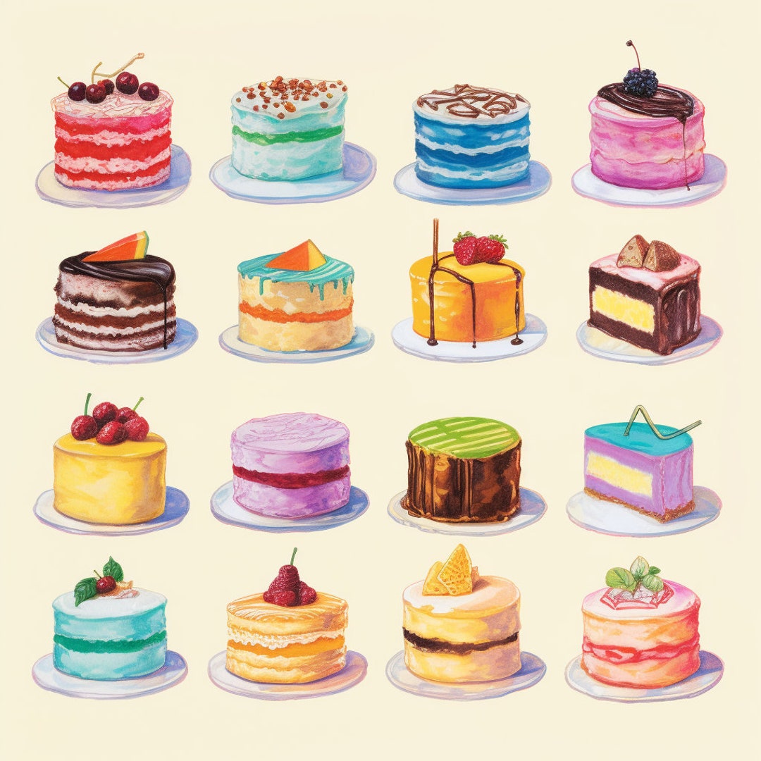 Cake Digital Download Art for Download - Etsy