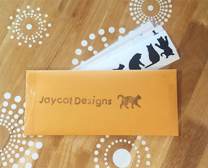 Fluffy Cat Laptop Decal Black Cat Stickers Cat Silhouette | Etsy