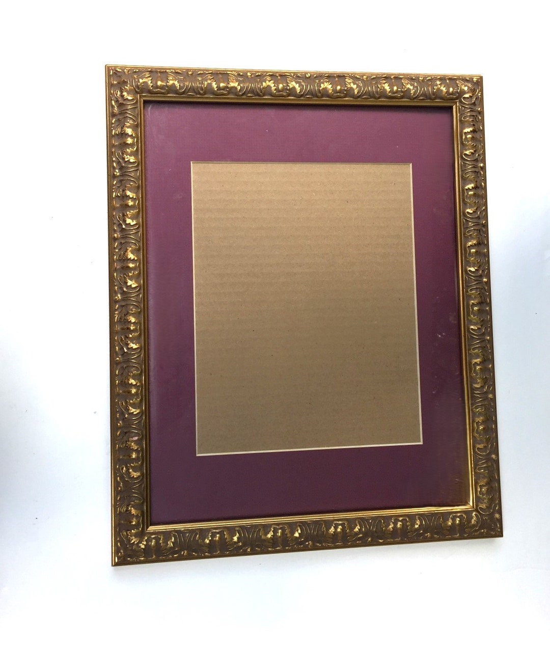 Vintage 11 X 14 Art Frame Gold Wood Frame Ornate Picture Frame Art Wall ...