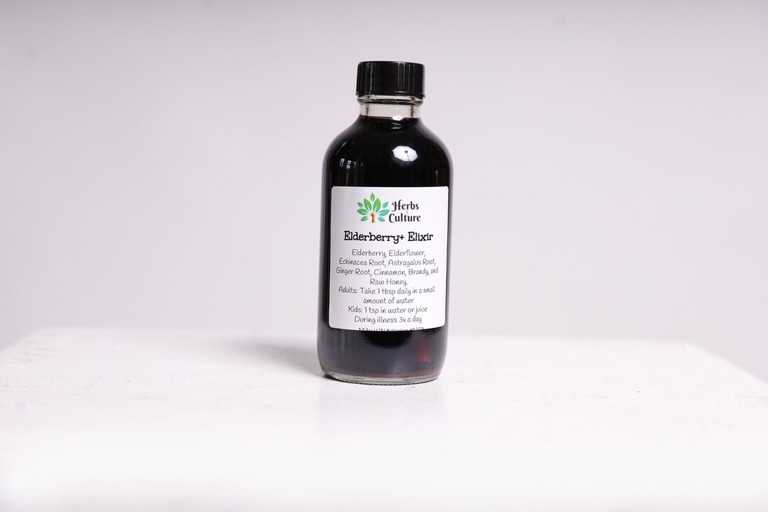 Elderberry+ Elixir - Etsy