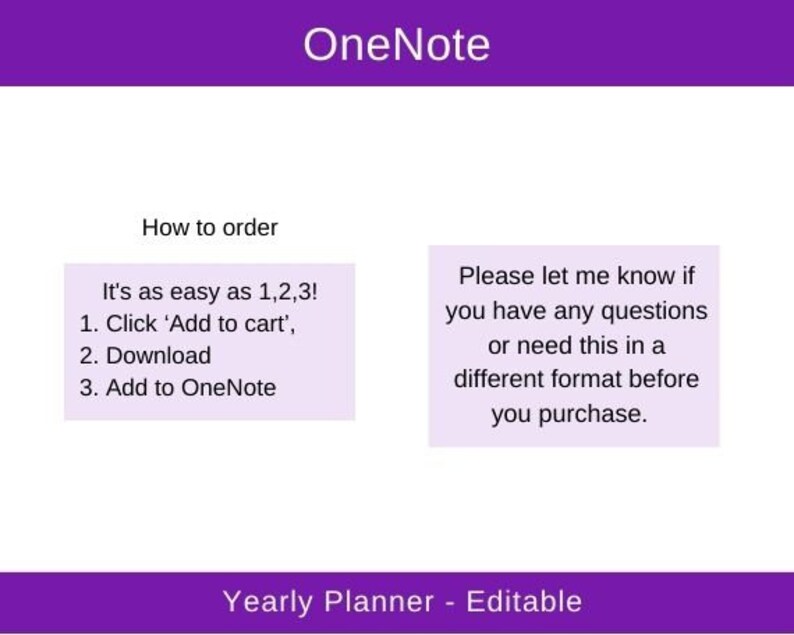 Weekly Meal Planner & Grocery List for Onenoteeditable - Etsy