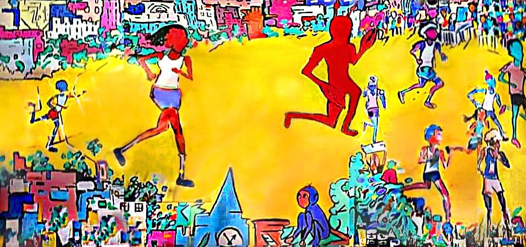 Boston Marathon Mural Prints and Printed Candles - Etsy