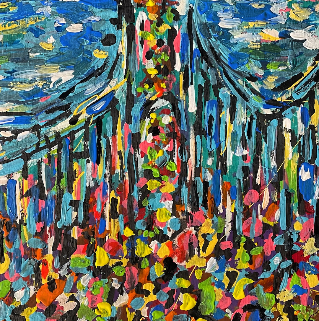 Acrylic Painting of New York City Marathon - Etsy