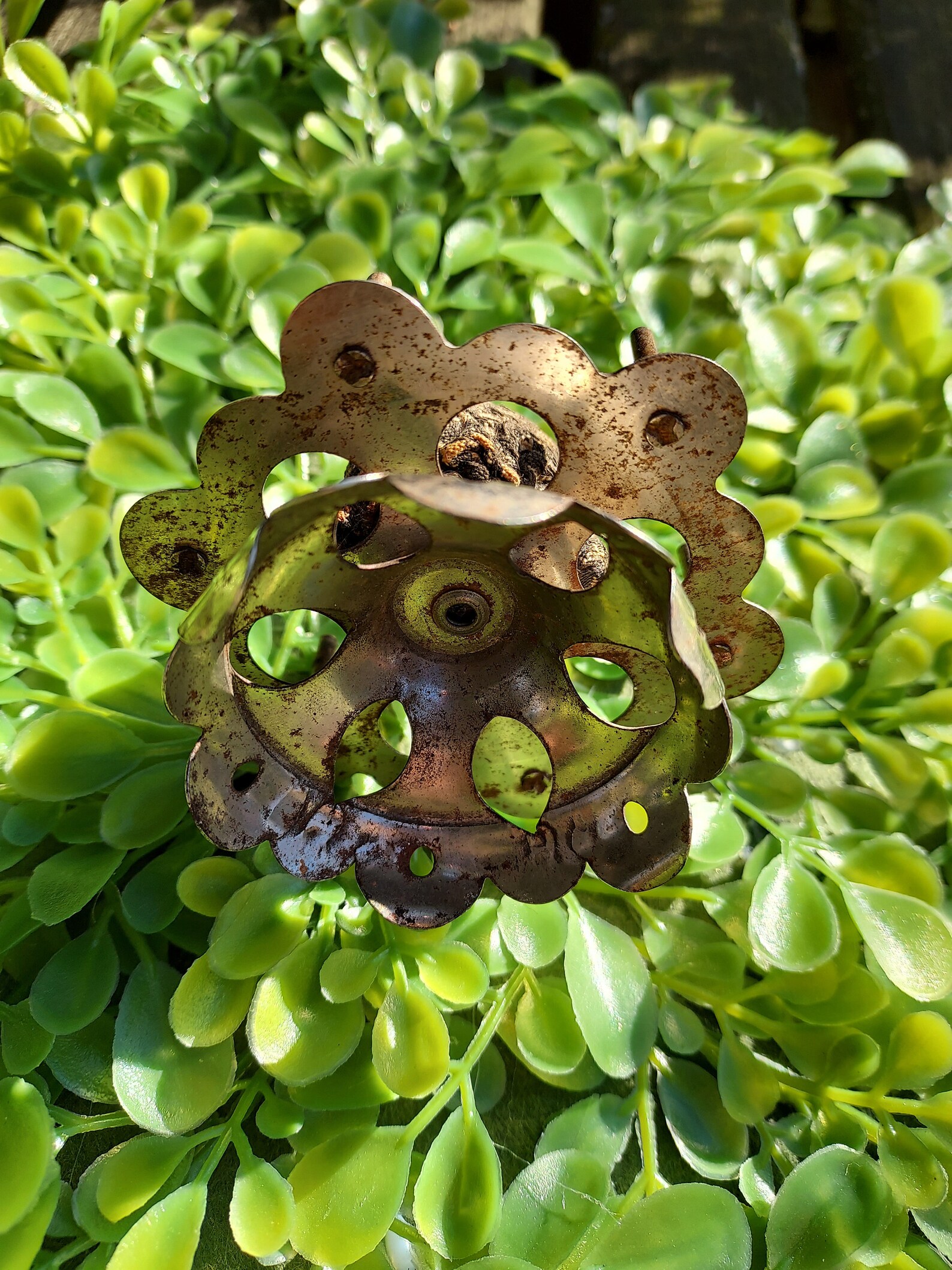 Antique Victorian Swivel Metal Thread Holder W/ Hand-sewn - Etsy