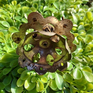 Antique Victorian Swivel Metal Thread Holder W/ Hand-sewn Pincushion ...