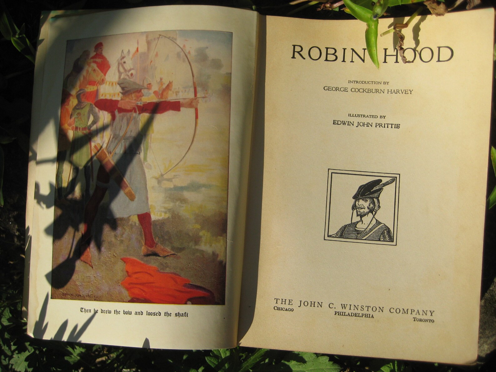 Vintage Children's Classic 1923 Hardbound Book: Robin Hood - Etsy