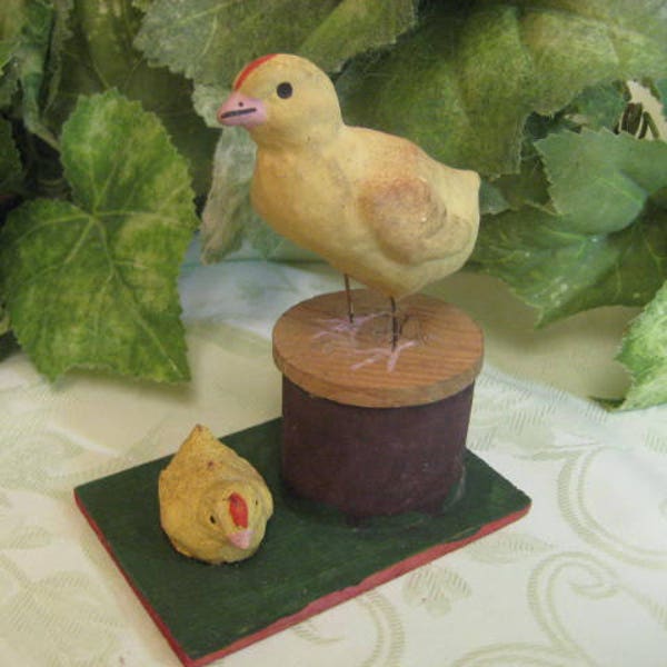 Paper Mache Chickens - Etsy