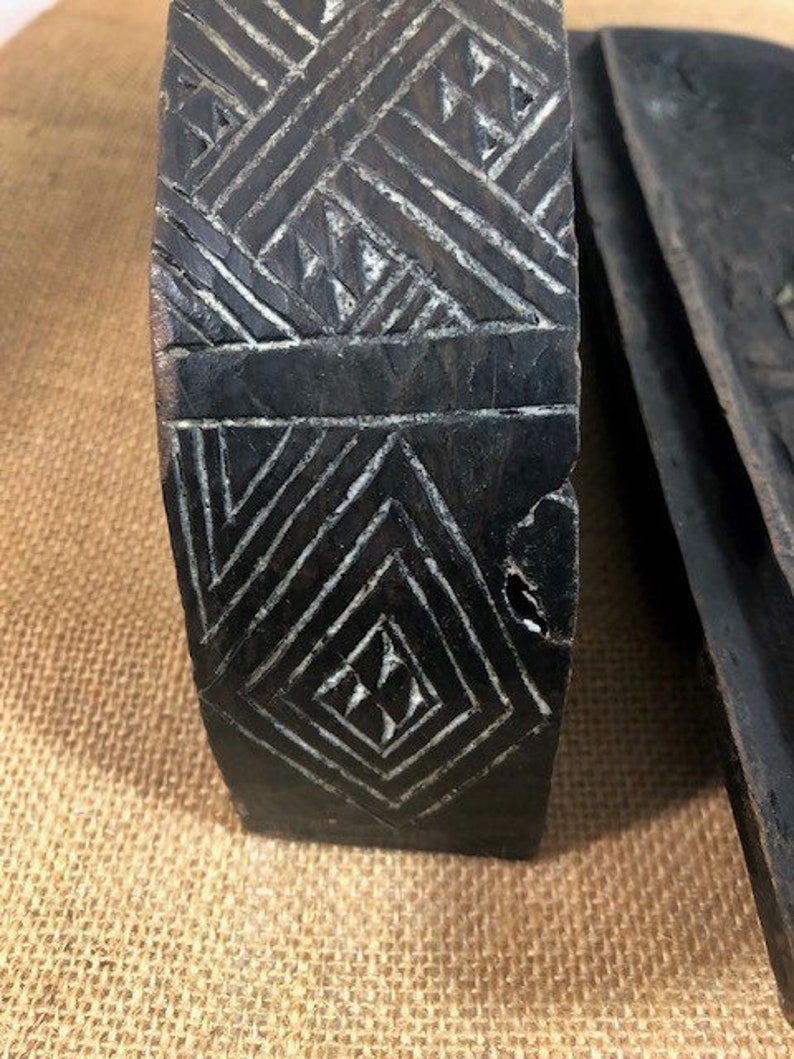 Vintage African Tribal Box Carved Wood Kuba Tukula Box Congo - Etsy