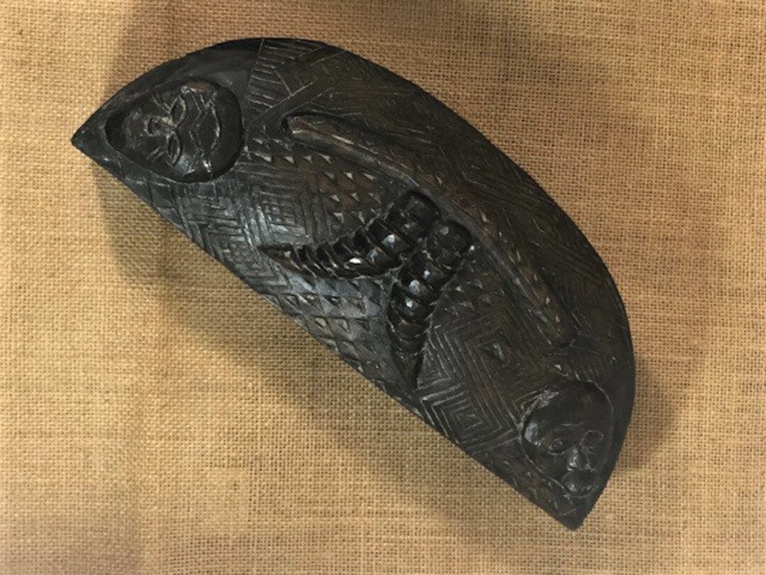 Vintage African Tribal Box Carved Wood Kuba Tukula Box Congo - Etsy