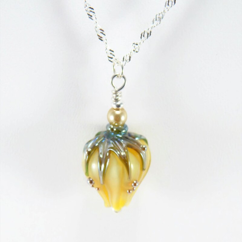 Lampwork Bead Necklace - Etsy