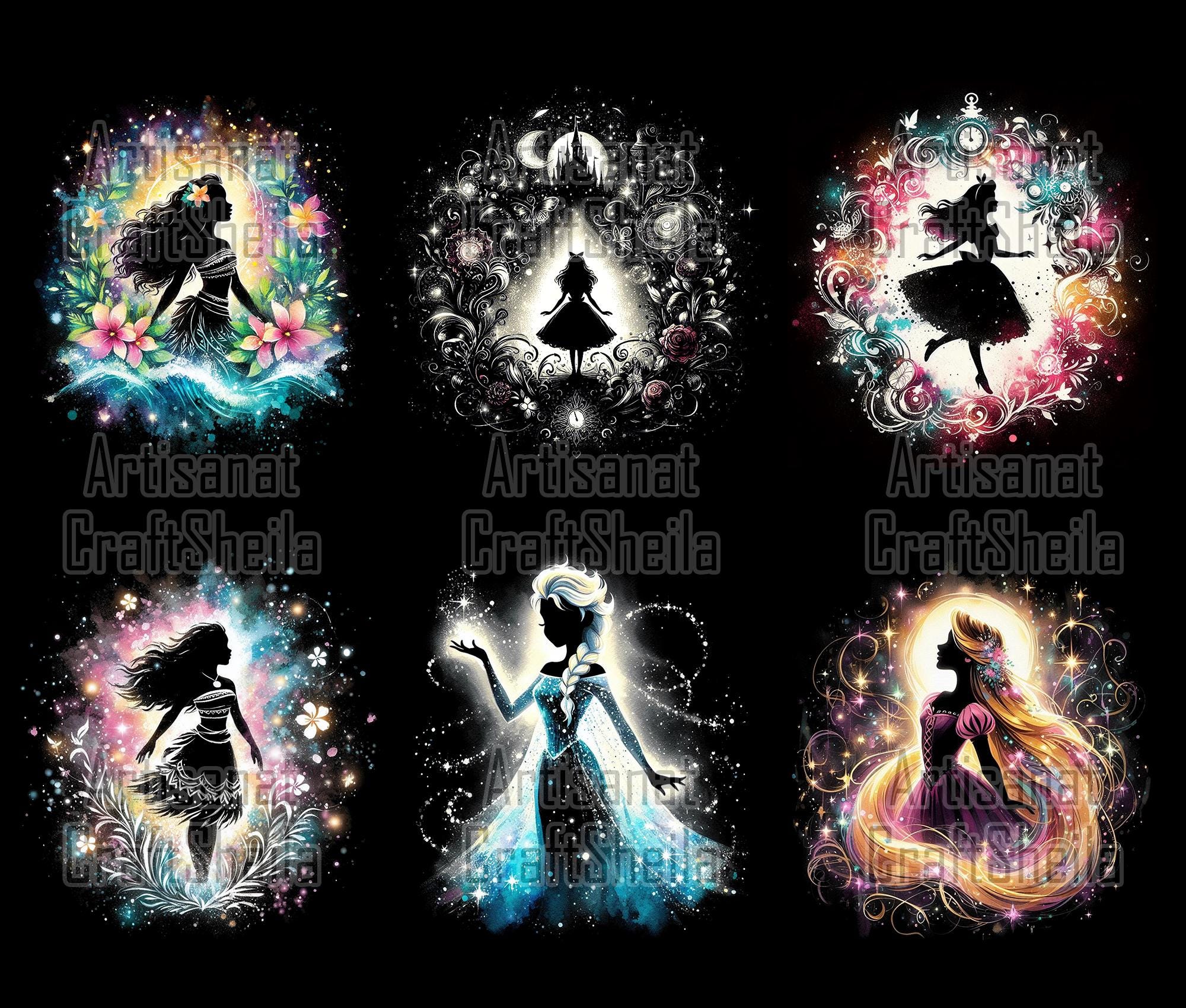 34 File Princess PNG Bundle, Mystical Princess PNG Sublimation ...