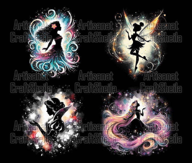 34 File Princess PNG Bundle, Mystical Princess PNG Sublimation ...