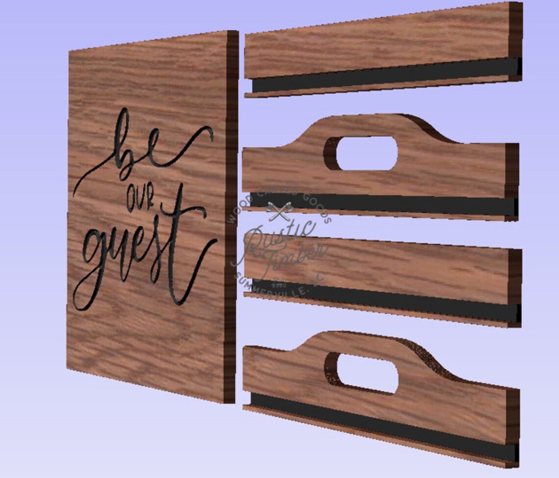 Be Our Guest - Serving Tray Design, CRV, DXF, CNC, Plasma, Vcarve File ...