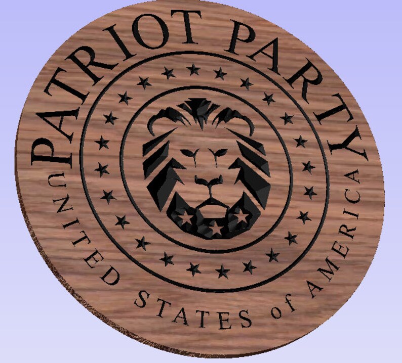 Patriot Party Sign DXF File - Etsy