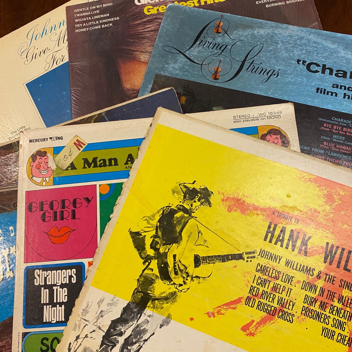 Vintage Record Album Covers Vinyl Lot 12.5x12.5 - Etsy