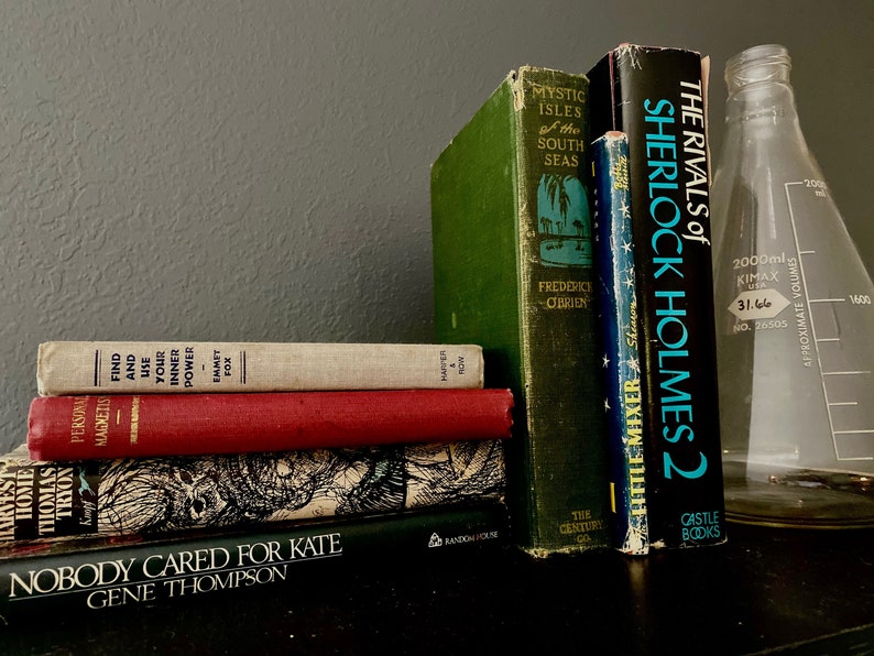 Vintage Hardback Books Lot of 10 Old Rare Antique Hardcover | Etsy