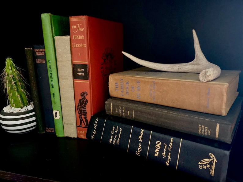 Custom Book Stack - Vintage Hardcover Books - Old, Rare, Antique ...