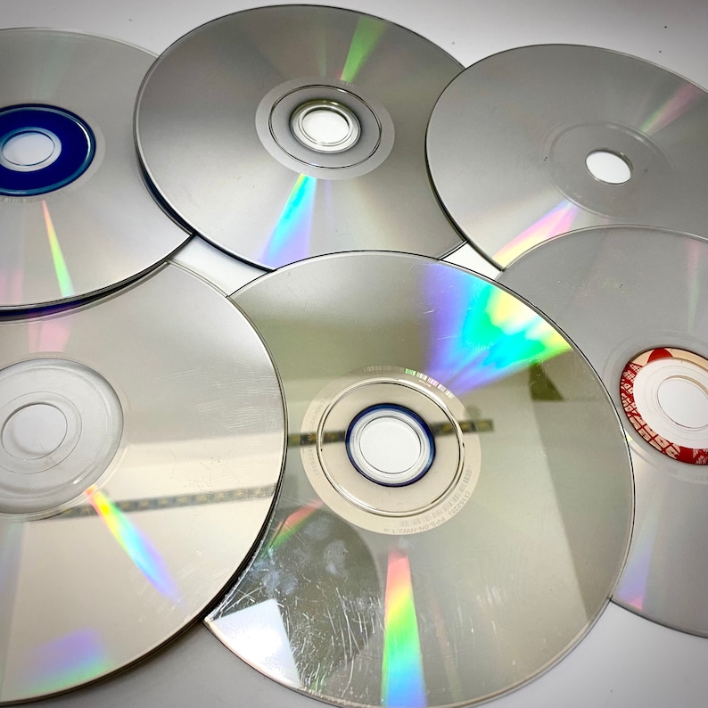 50 Cds Dvds Discs for Upcycling Repurposing Arts and - Etsy