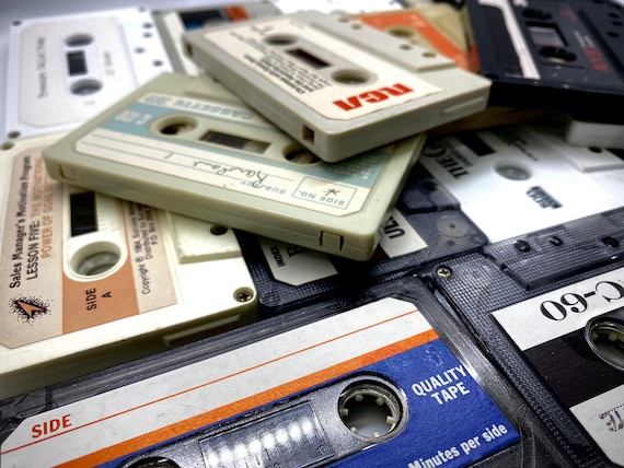 Vintage Cassette Tape Lot Of 100 Music Cassettes Tapes For Etsy