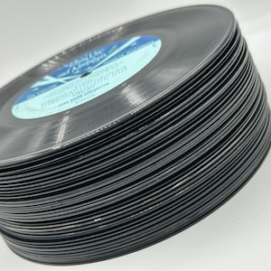 Vintage Vinyl Records 45 RPM 33 RPM 7" Small Hole for Crafting or ...