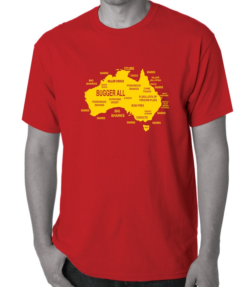 Funny T Shirts Australia Map Explained Aussie T Shirt Australian Tshirt ...