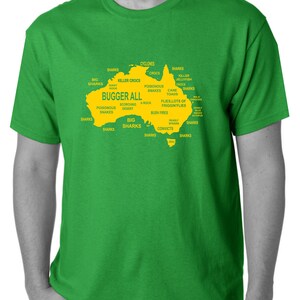 Funny T Shirts Australia Map Explained Aussie T Shirt Australian Tshirt ...