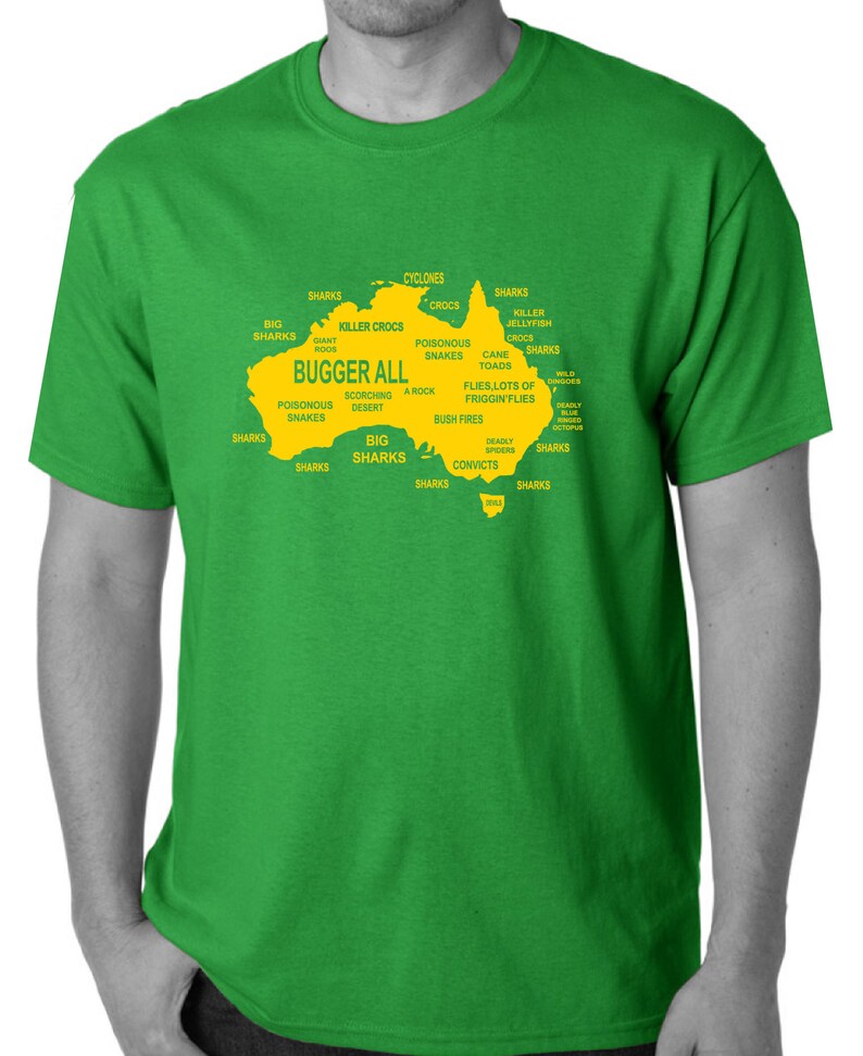 Funny T Shirts Australia Map Explained Aussie T Shirt Australian Tshirt ...