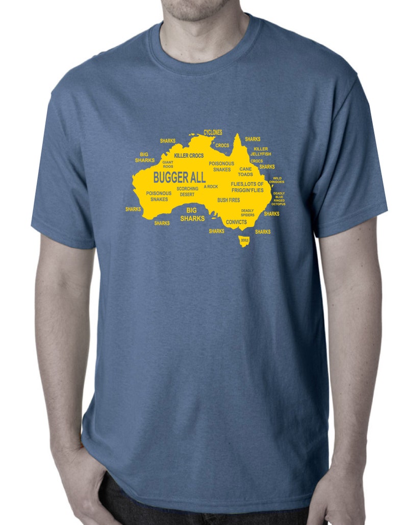 Funny T Shirts Australia Map Explained Aussie T Shirt Australian Tshirt ...