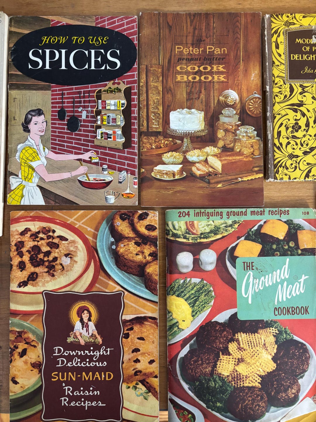 Vintage Collection of 9 Paperback Cookbooks From the 50's, 60's and 70 ...