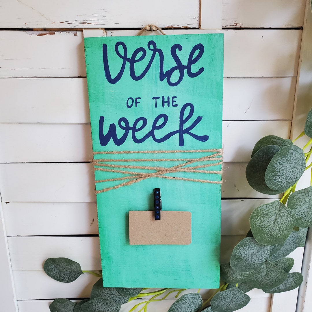 Prayer Sign, Bible Verse Art, Prayer of the Week, Christian Gift ...