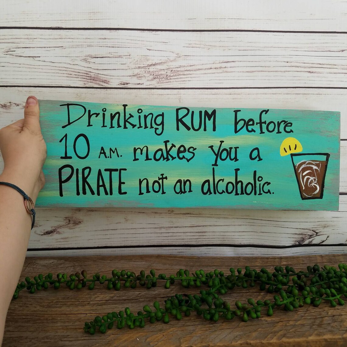 Pirate Sign Drinking Sign Rum Sign Porch Sign Patio Sign - Etsy