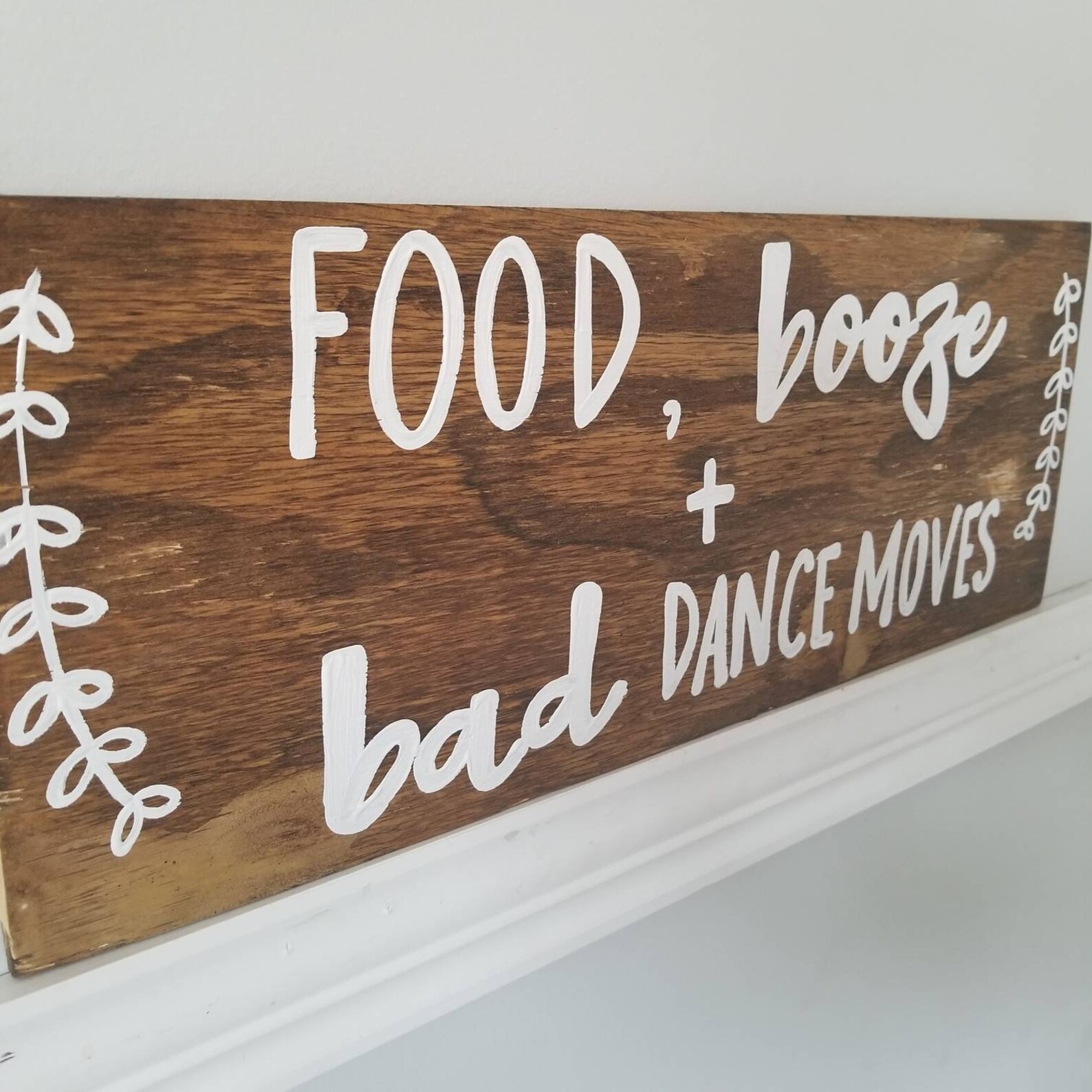 Food Booze and Bad Dance Moves Funny Wedding Sign Reception - Etsy