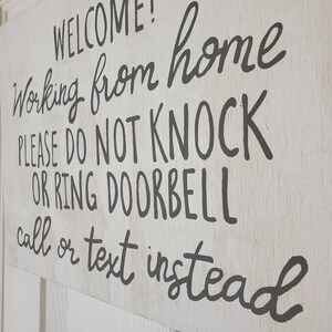 Working Do Not Disturb Sign, Work at Home Door Sign, Work at Home Mom ...