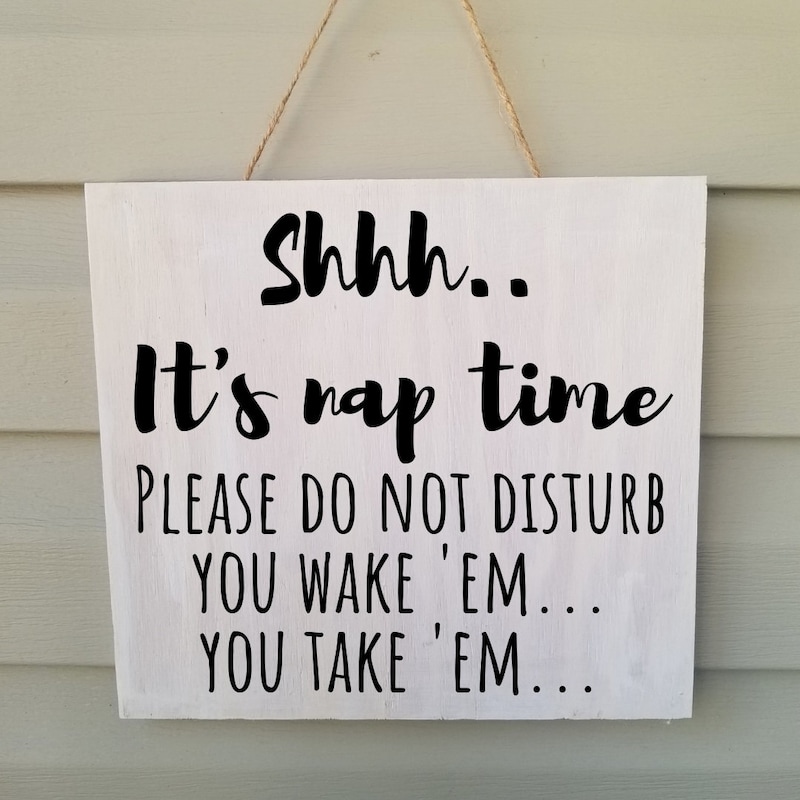 Napping Sign - Etsy