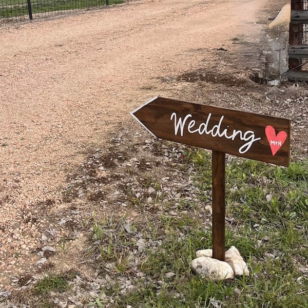 Wedding Arrow Sign - Etsy
