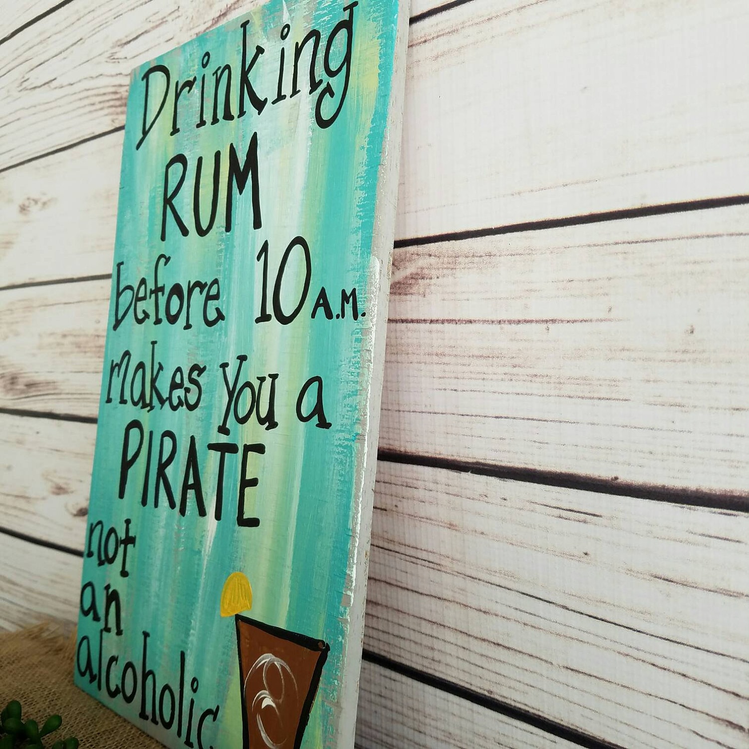 Pirate Sign Drinking Sign Rum Sign Porch Sign Patio Sign - Etsy