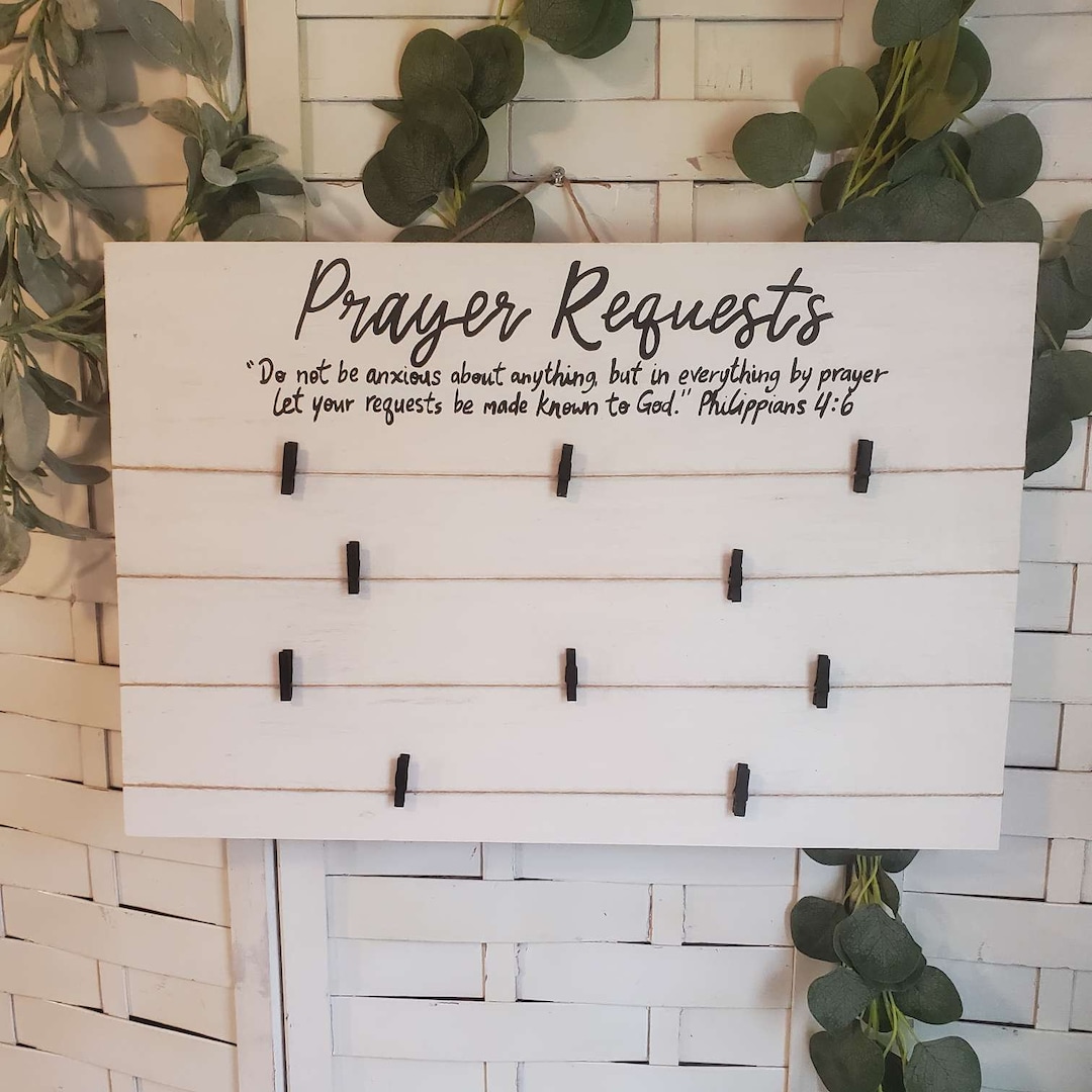 Prayer Request Board, Prayers Sign, War Room, Prayer Sign, Christian ...