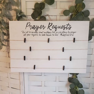 Prayer Request Board, Prayers Sign, War Room, Prayer Sign, Christian ...