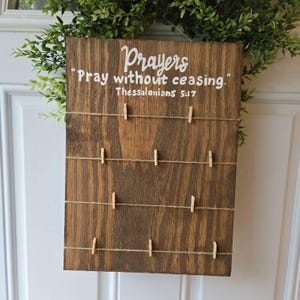 Prayer Board, War Room, Prayer Sign, Christian Sign, Bible Verse Sign ...