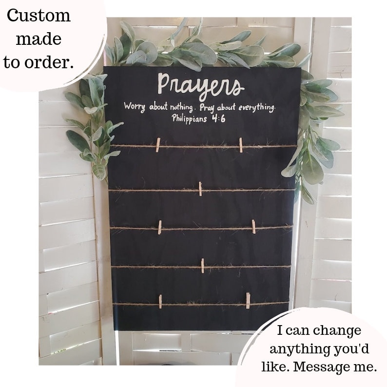 Prayer Board, War Room, Prayer Sign, Christian Sign, Bible Verse Sign ...