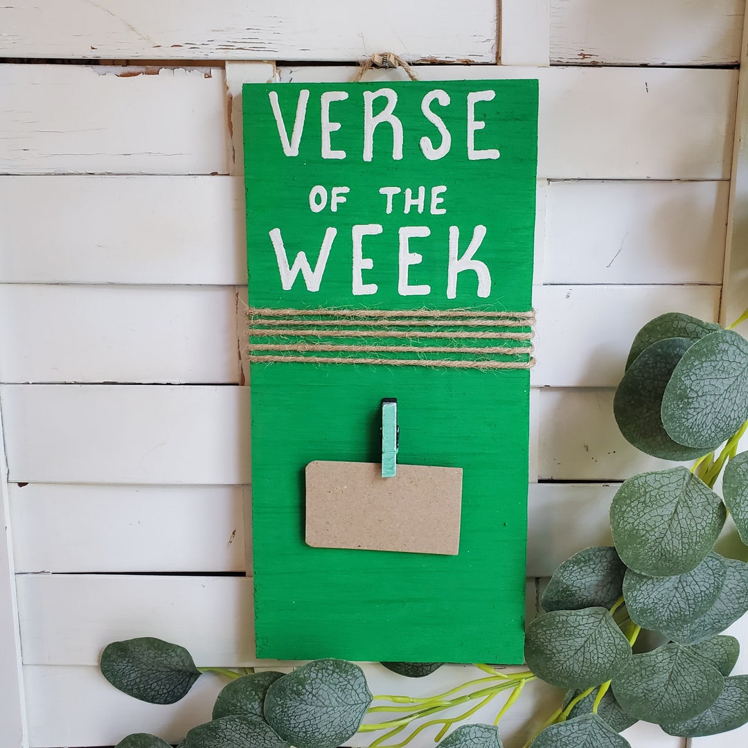 Prayer Sign, Bible Verse Art, Prayer of the Week, Christian Gift ...