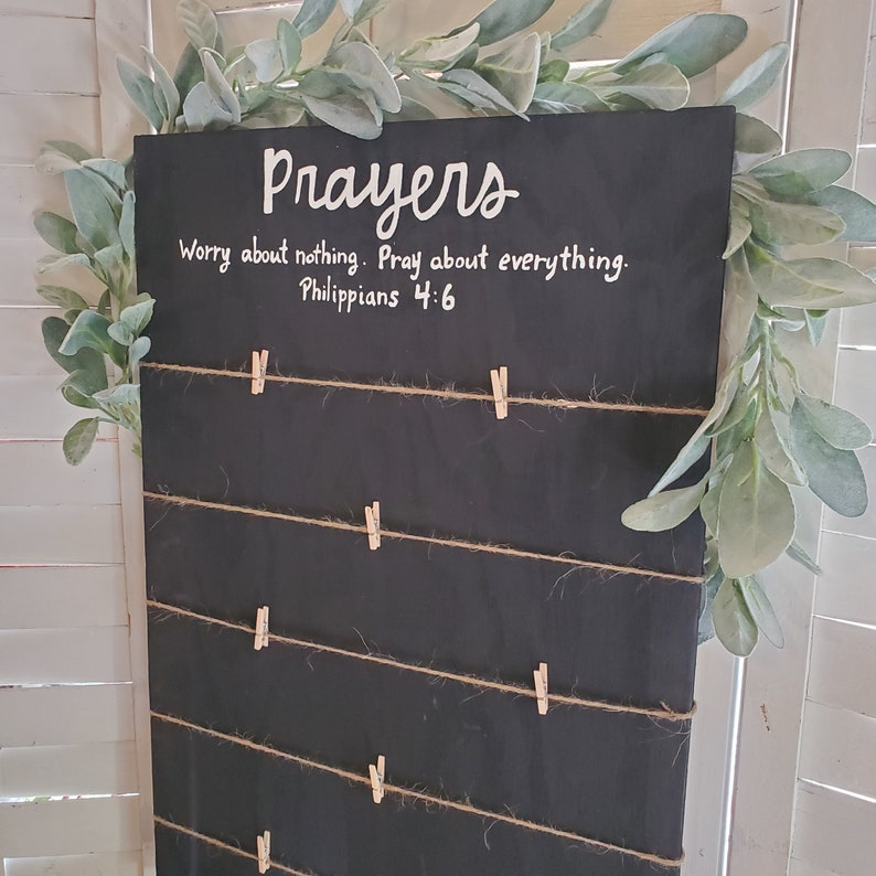 Prayer Board, War Room, Prayer Sign, Christian Sign, Bible Verse Sign ...